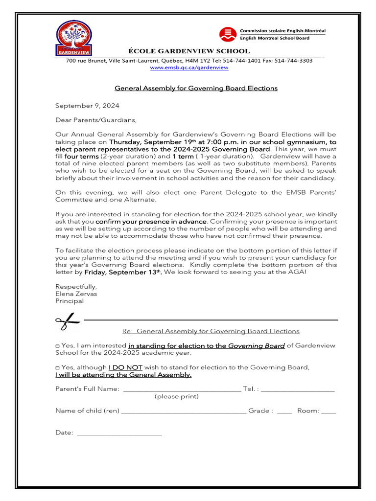 General Assembly Invitation Sept. 2024 | PDF