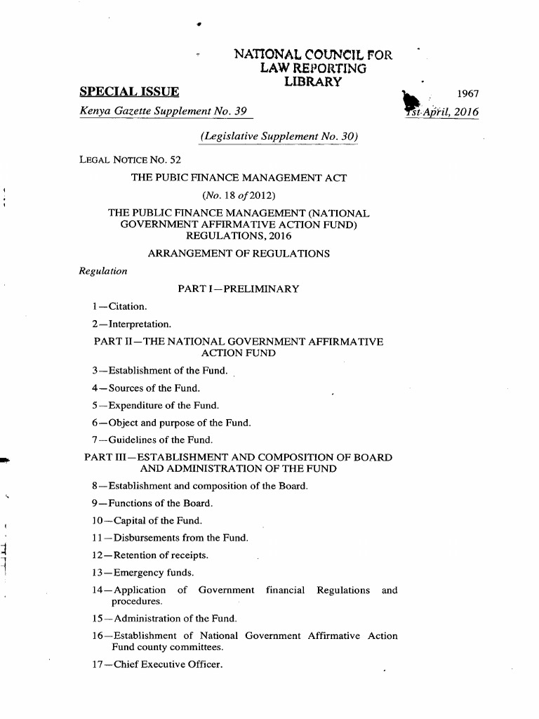 Ke Act LN 2016 52 Publication Document | PDF | Banks | Expense