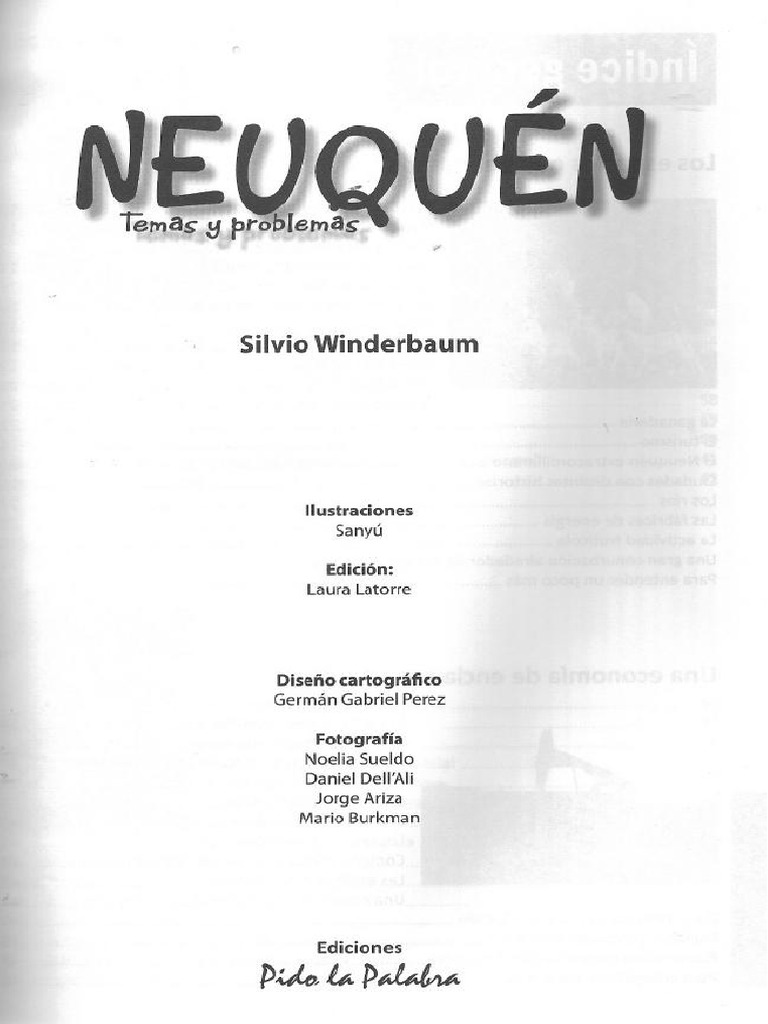 Winderbaum Silvio Neuquc3a9n Temas y Problemas Ciencias Sociales ...