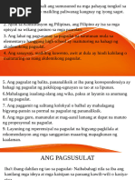 Estilo NG Pagsulat | PDF