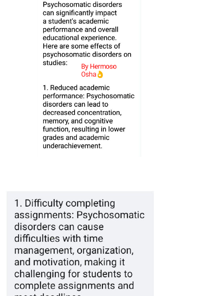 Effects of Psychosomatic Disoders On Study'SPDFReader - 20250210 - 2148 ...