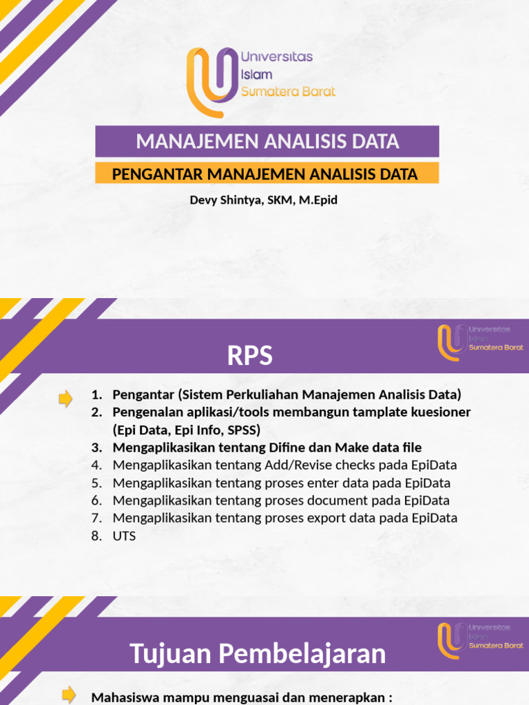 Pengantar Manajemen Analisis Data | PDF