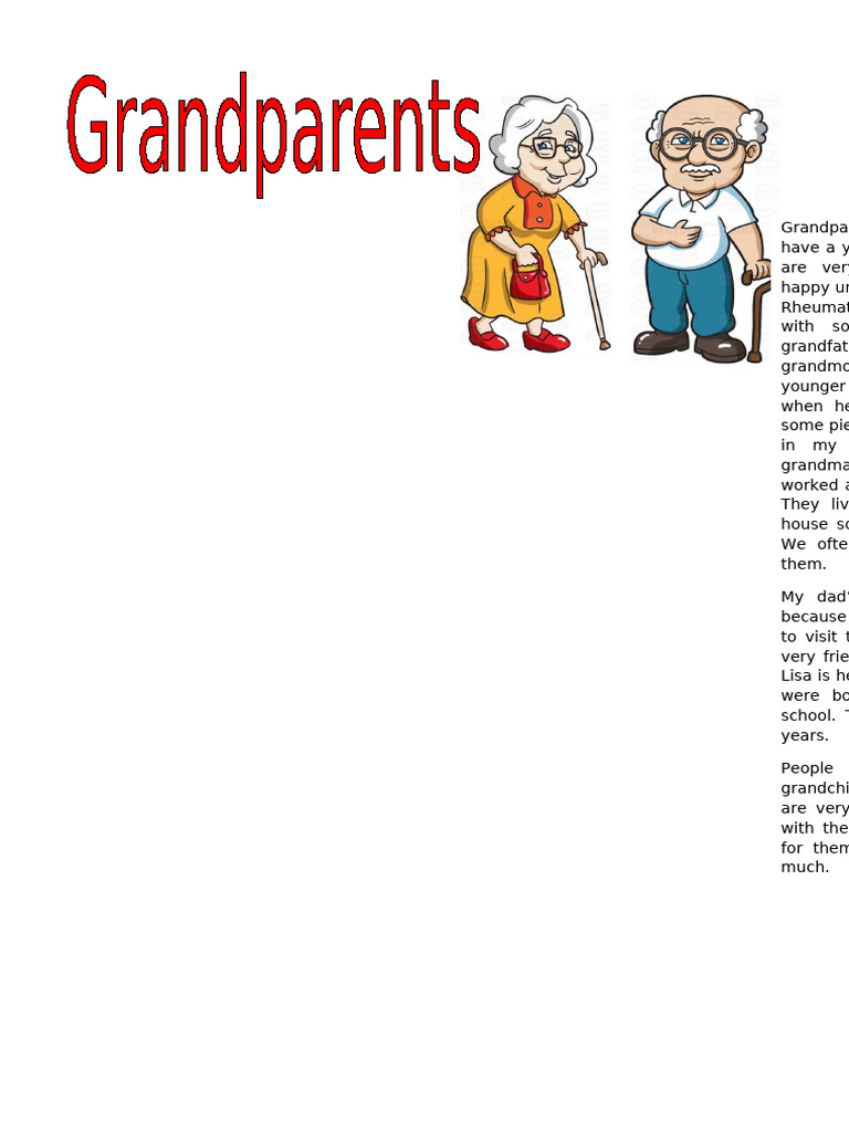 Grandparents Reading Comprehension Exercises 107745 | PDF