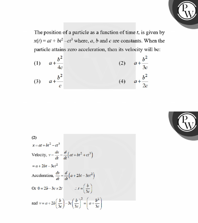 01 Motion in A Straight Line Physics Dropper VP JEE TG 25 Apr 2025 | PDF