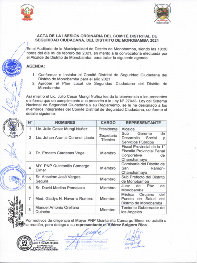 Acta Codisec 2021 | PDF