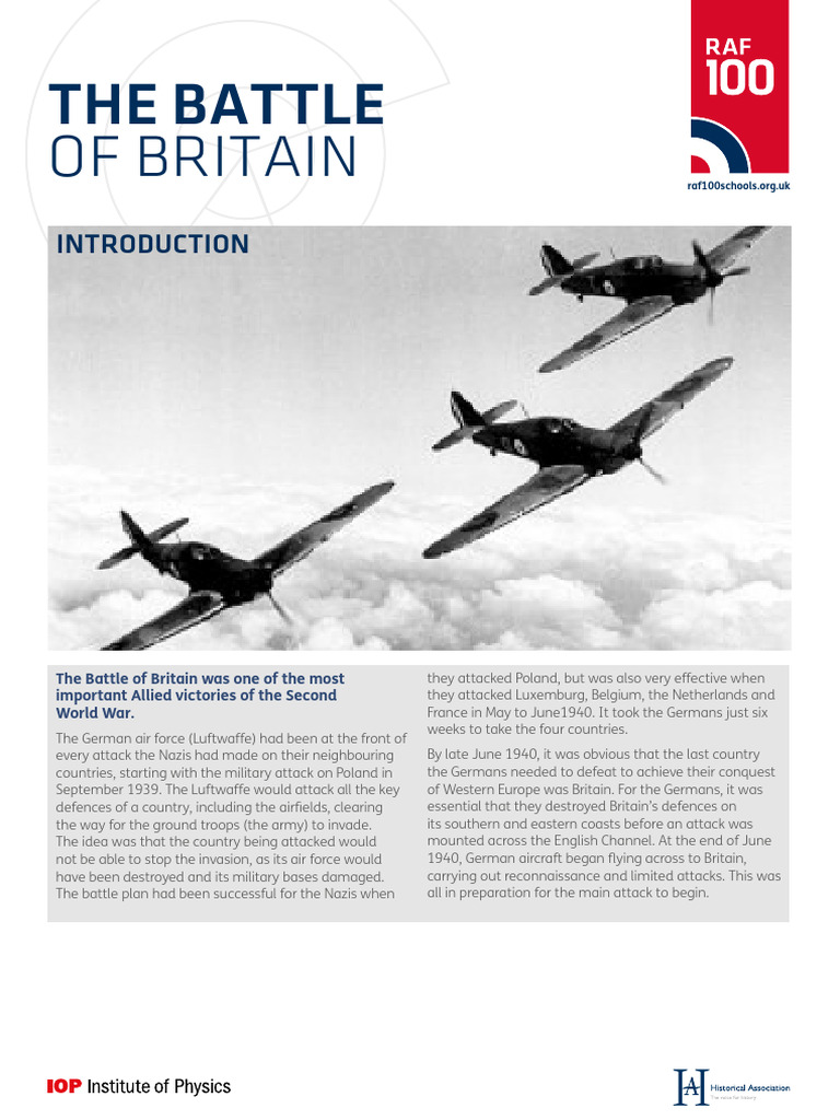 Battle of Britain Overview and Impact | PDF | Battle Of Britain | The Blitz