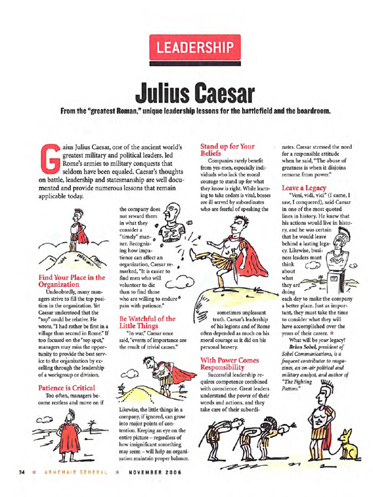 Julius Caesar by Brian Sobel | PDF