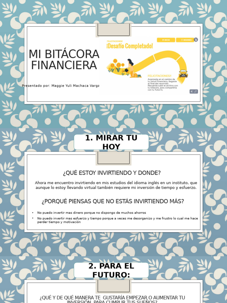 Mi Bitacora Invertir | PDF