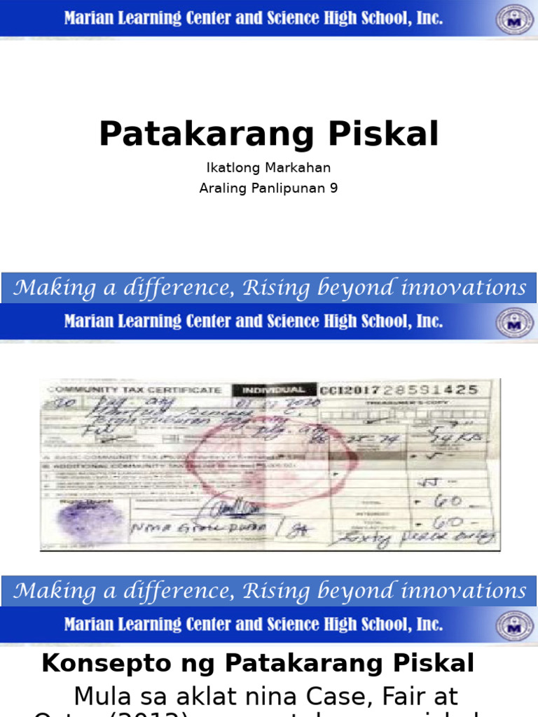 Patakarang Piskal | PDF