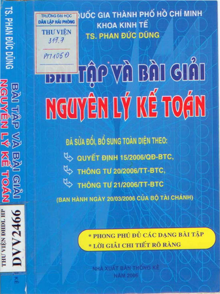 Tailieunhanh Bai Tap Loi Giai Nguyen Ly Ke Toan 4245 | PDF