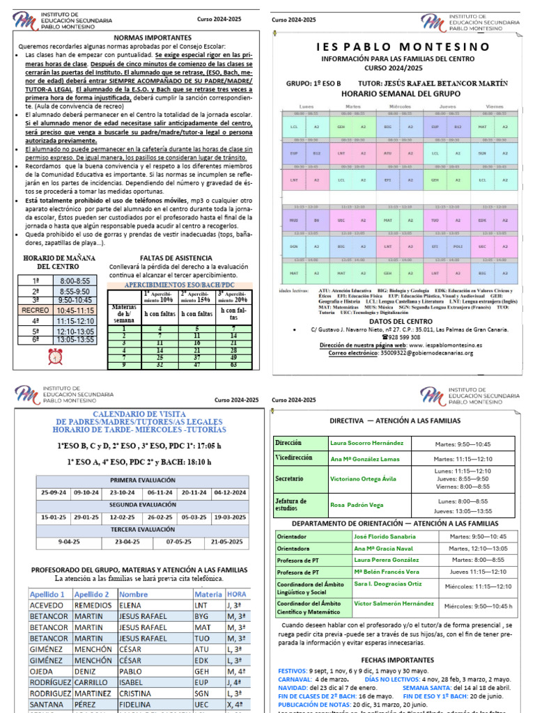 1_ ESO B D_ptico 24-25 | PDF