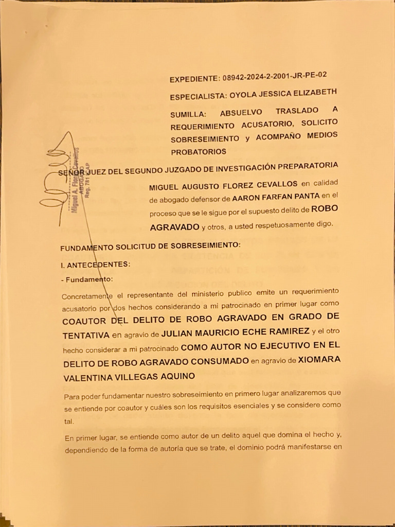 Expediente 08942-2024-2-2001-Jr-Pe-02 | PDF