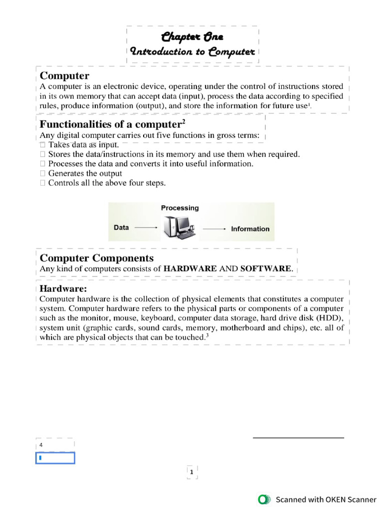 Introduction To Computer | PDF