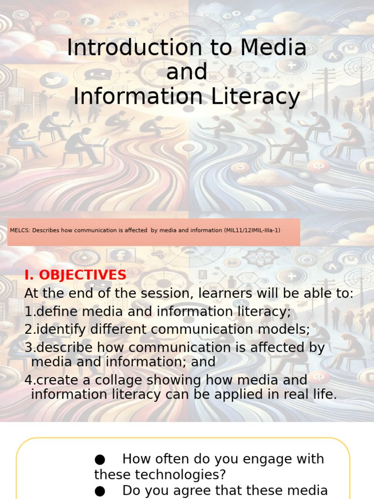 Intro To Media and Information | PDF | Communication | Information