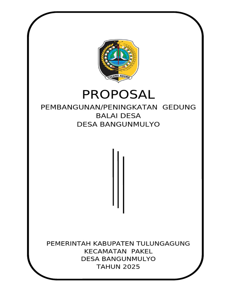 Proposal BK Gedung Pertemuan | PDF