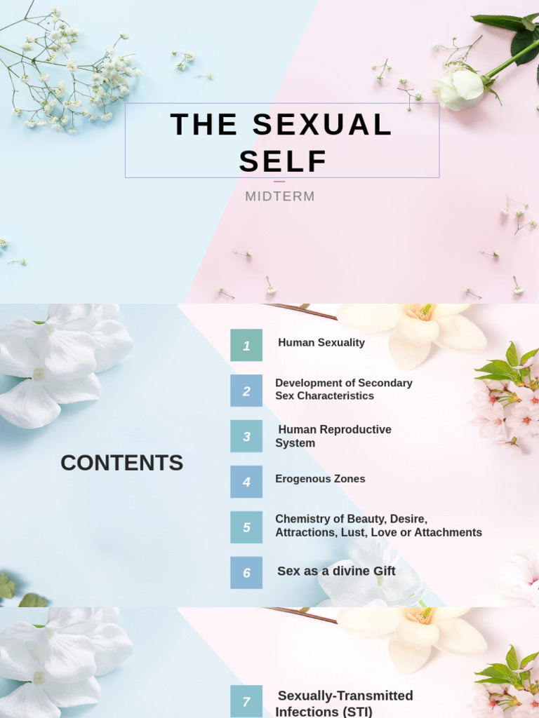 The Sexual Self Report | PDF | Human Sexuality | Reproductive System