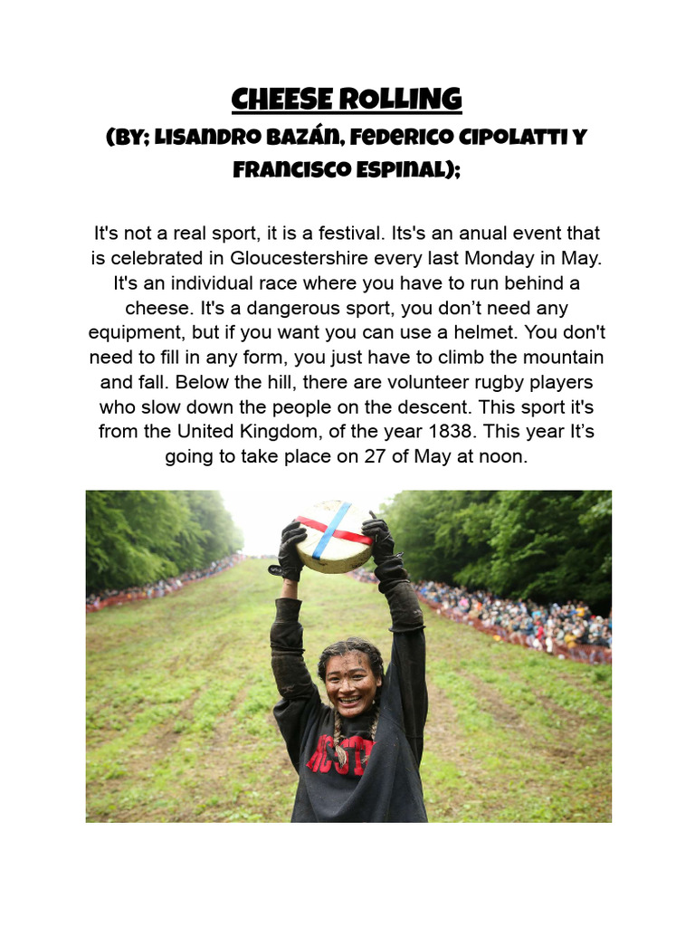 Cheese Rolling PDF | PDF