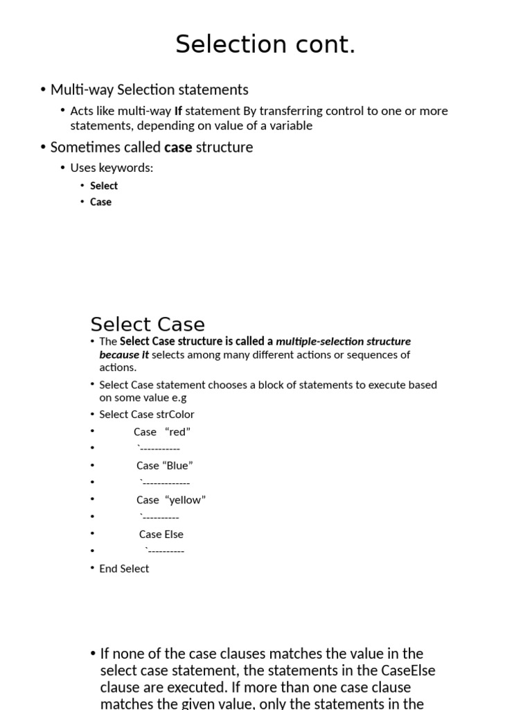 Module-208a | PDF | Control Flow | Object Oriented Programming