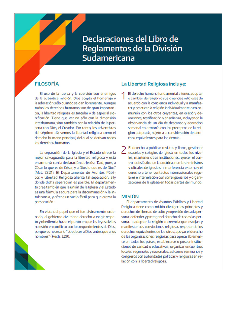 Reglamentos Dsa | PDF