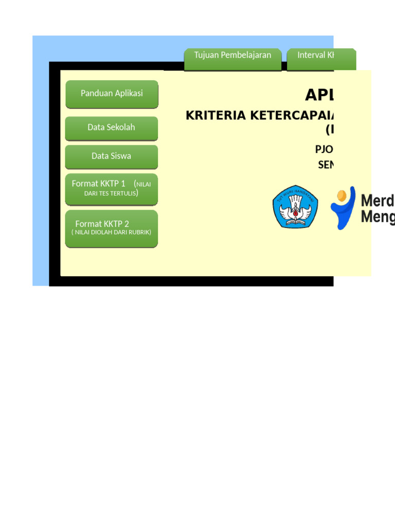 KKTP Pjok Kelas 1 | PDF