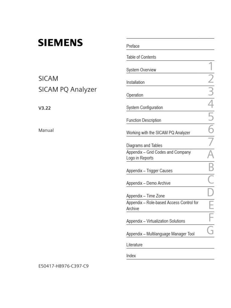 PQ Analyzer Manual | PDF | Electrical Grid | Electrical Engineering