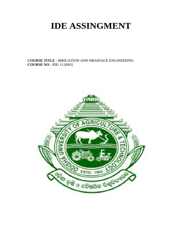 Ide Assingment Admission No. 2421810069 | PDF | Plant Nutrition ...