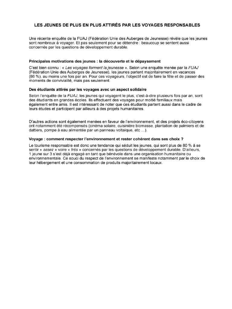 Compréhension Écrite Texte Long | PDF