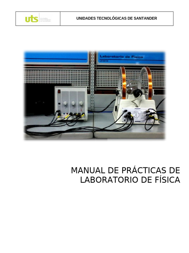 MANUAL DE PRACTICAS DE LAB DE FISICA UTS 2024 1 | PDF | Laboratorios | Plan de estudios