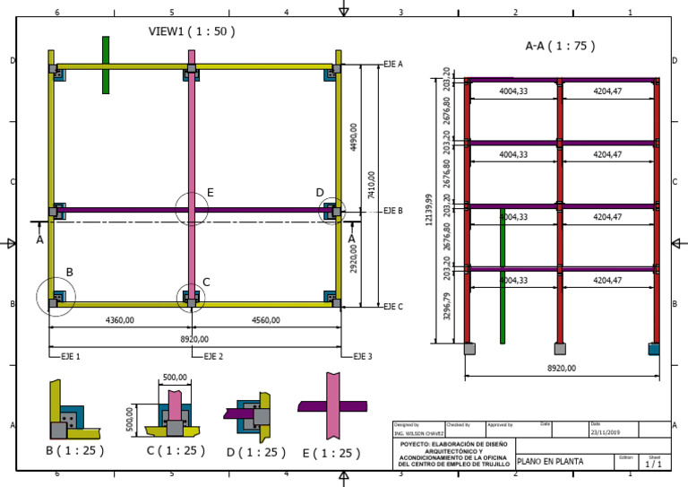Plano en Planta-Inventor | PDF