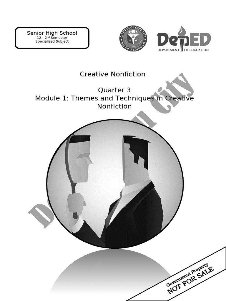 Creative Nonfiction q3 Module 1 Revised SLM | PDF | Creative Nonfiction ...