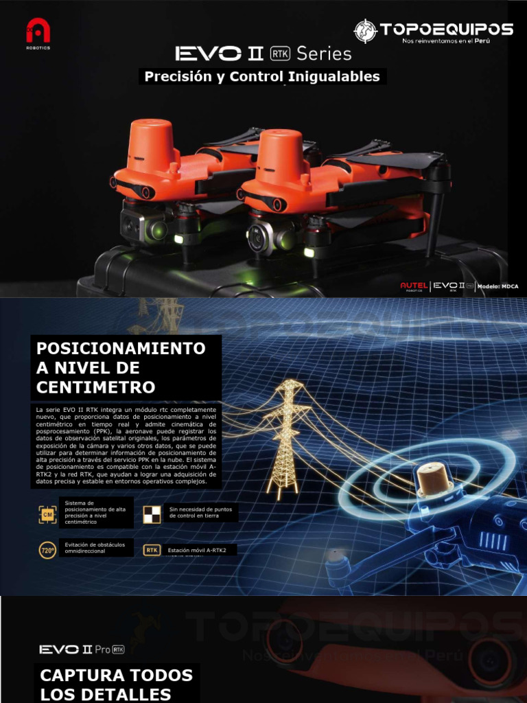 Brochure_ Autel EVO II RTK series_V2 | PDF | Sensor | Cámara