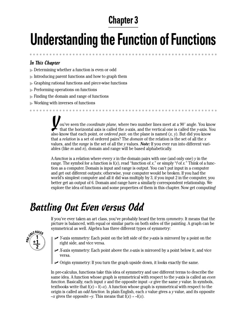 Topic 3 | PDF | Function (Mathematics) | Inequality (Mathematics)