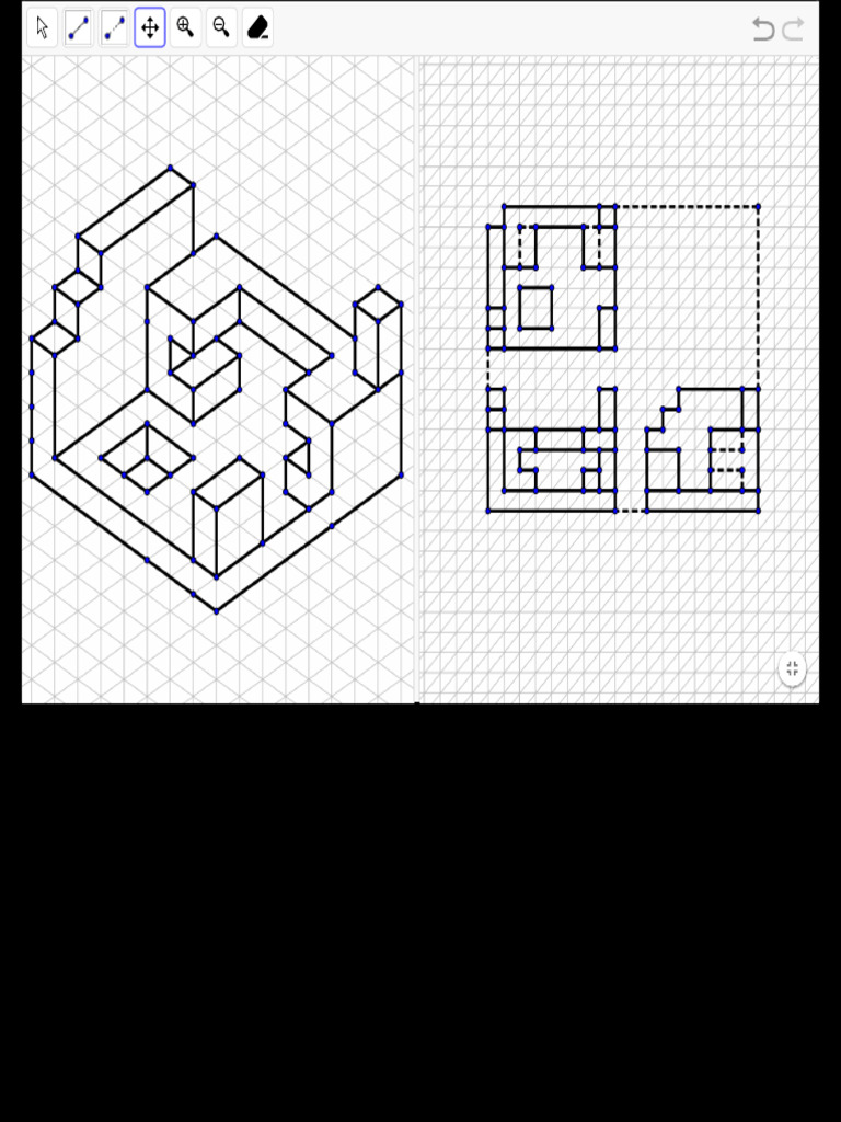 Isometric Grids and Oblique Grids 等距網格和斜網格 - GeoGebra | PDF