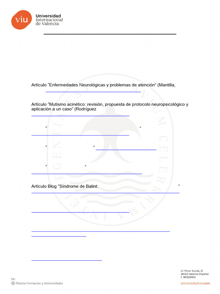 Recursos Atención Actividad Guiada | PDF