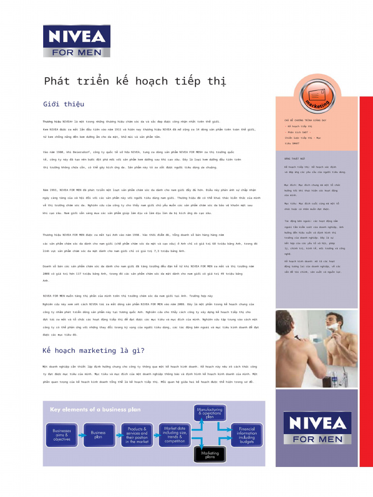 Nivea Marketing Plan | PDF