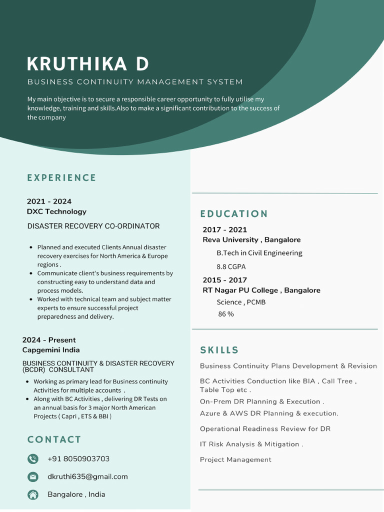 Kruthika Updated Resume | PDF