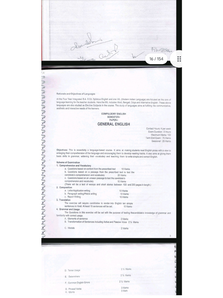 General English For (Ba Bed) | PDF
