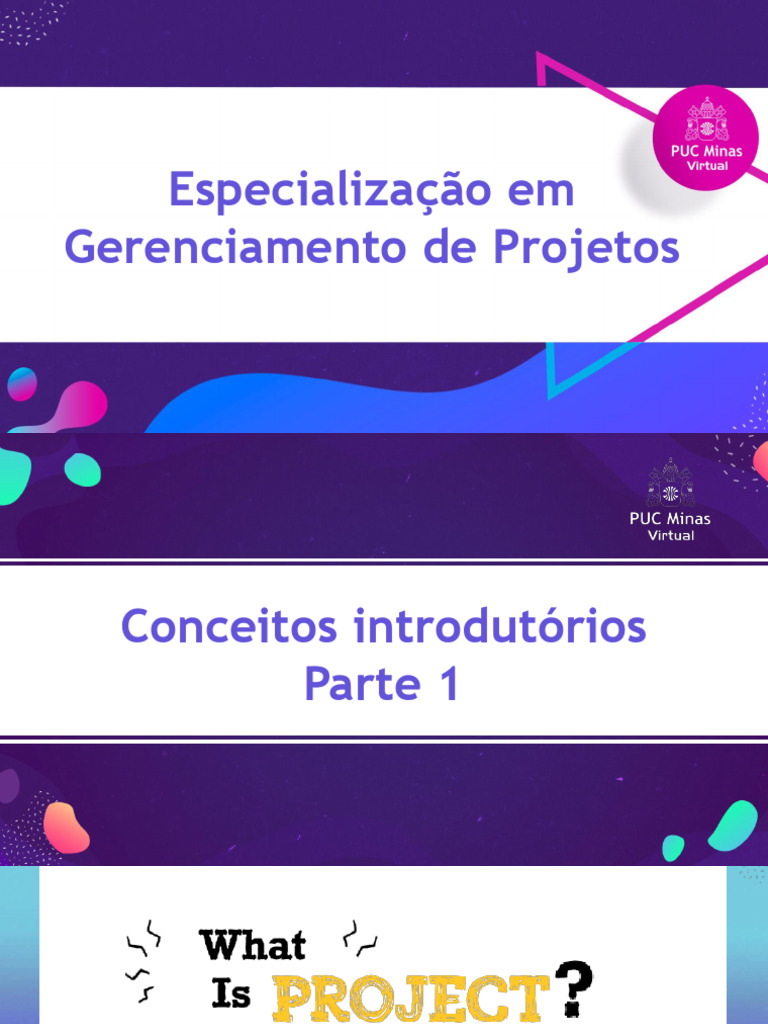 Aula I - Conceitos Introdutórios - Parte 1 | PDF | Business | Projetos