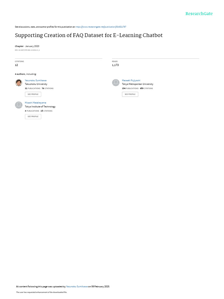 2019_idt | PDF | Machine Learning | Faq