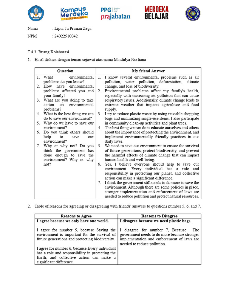 Ruang Kolaborasi Navigasi 1 - Lipur Ju Priman Zega | PDF | Waste | Natural Environment