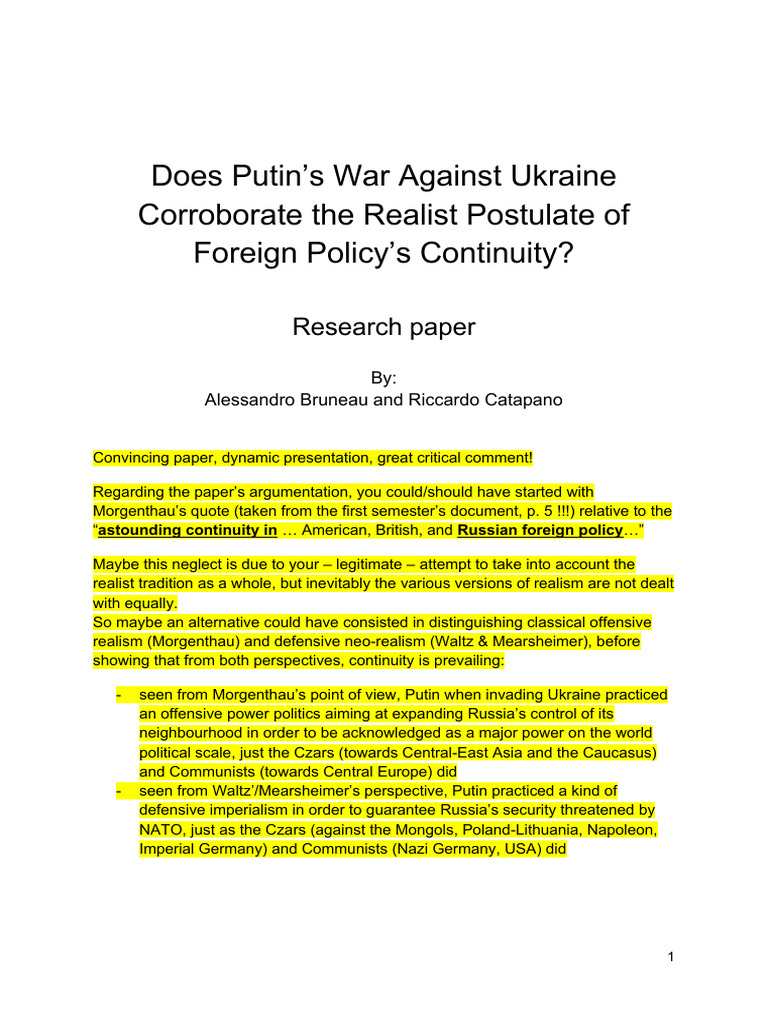 IR - Paper 1 - Bruneau - Catapano | PDF | Russian Empire | Russia