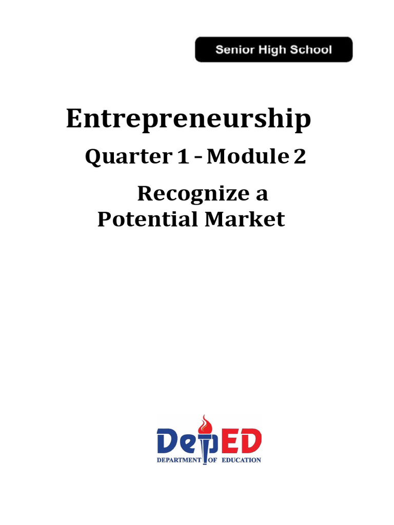Recognizing Potential Markets in Entrepreneurship | PDF ...