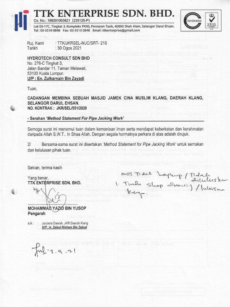 Sketch JWPN Mos P.jacking DGN Sheet Pile | PDF