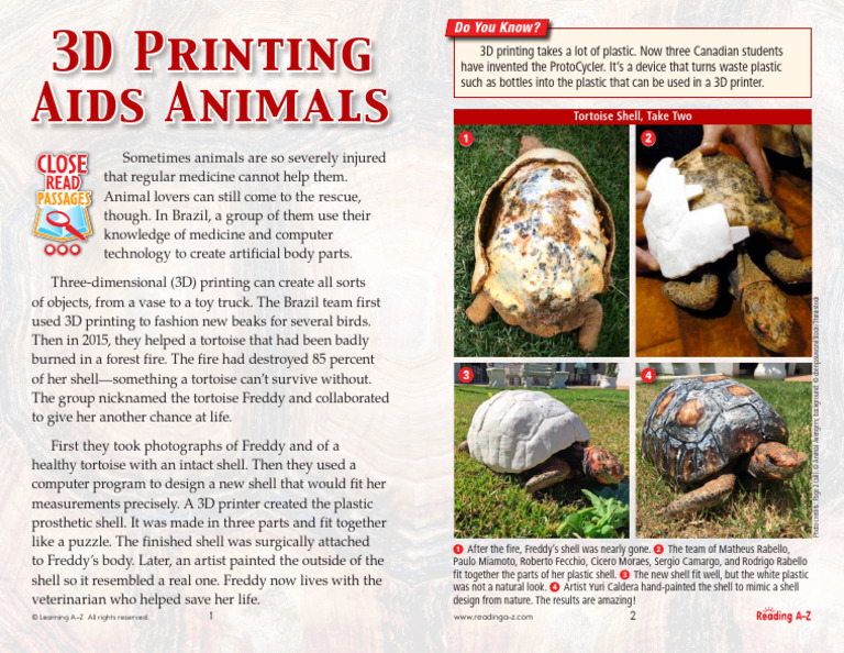 CRP g5 NF 3d Printing Aids Animals | PDF