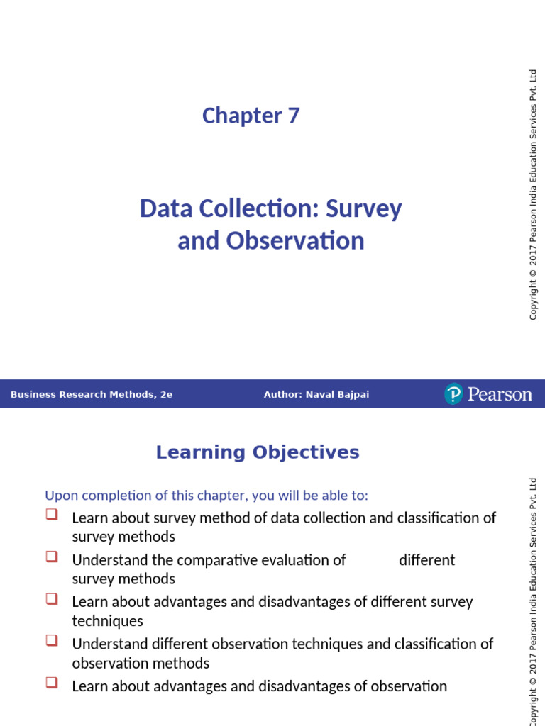 Chapter 7_Data Source (Primary) | PDF | Survey Methodology | Questionnaire
