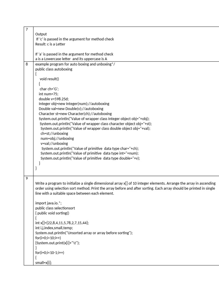 practicals 2 | PDF | Computing | Object Oriented Programming