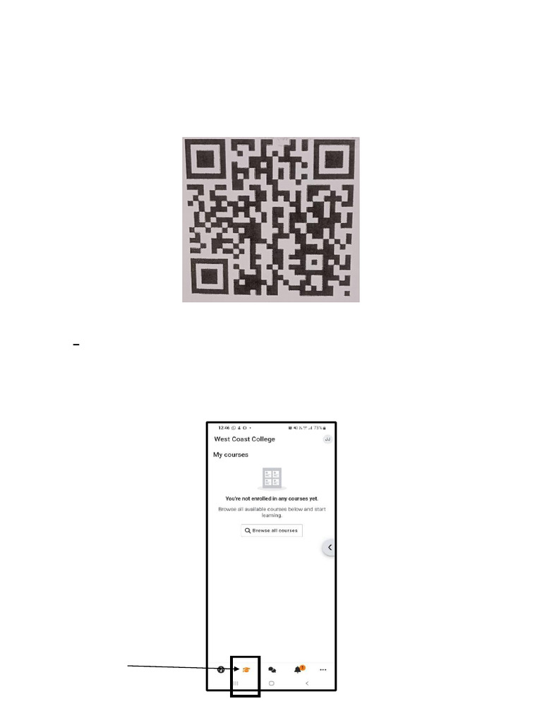 Moodle Enrolment Student Step by Step Guide | PDF