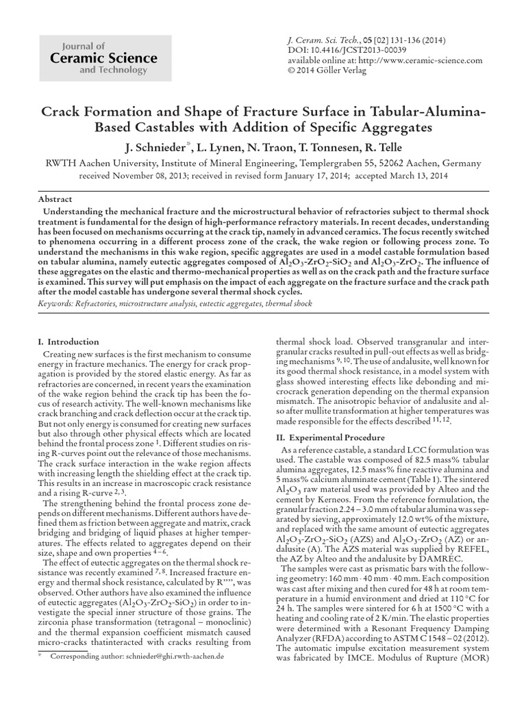 Crack Formation and Shape of Fracture Structure | PDF | Fracture ...