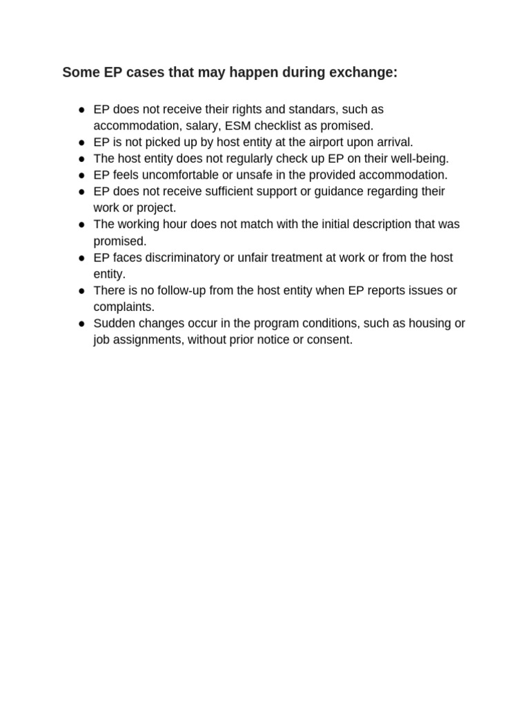Exchange Participant Challenges | PDF