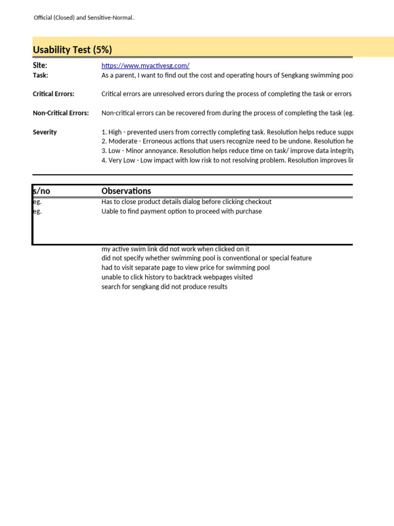 Week 13 - Heuristic Evaluation Report Template | PDF | Usability ...